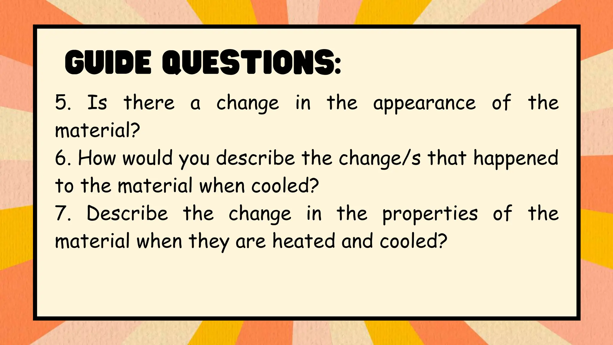 CHANGES IN THE PROPERTIES WHEN EXPOSED TO DIFFERENT TEMPERATURE.pptx