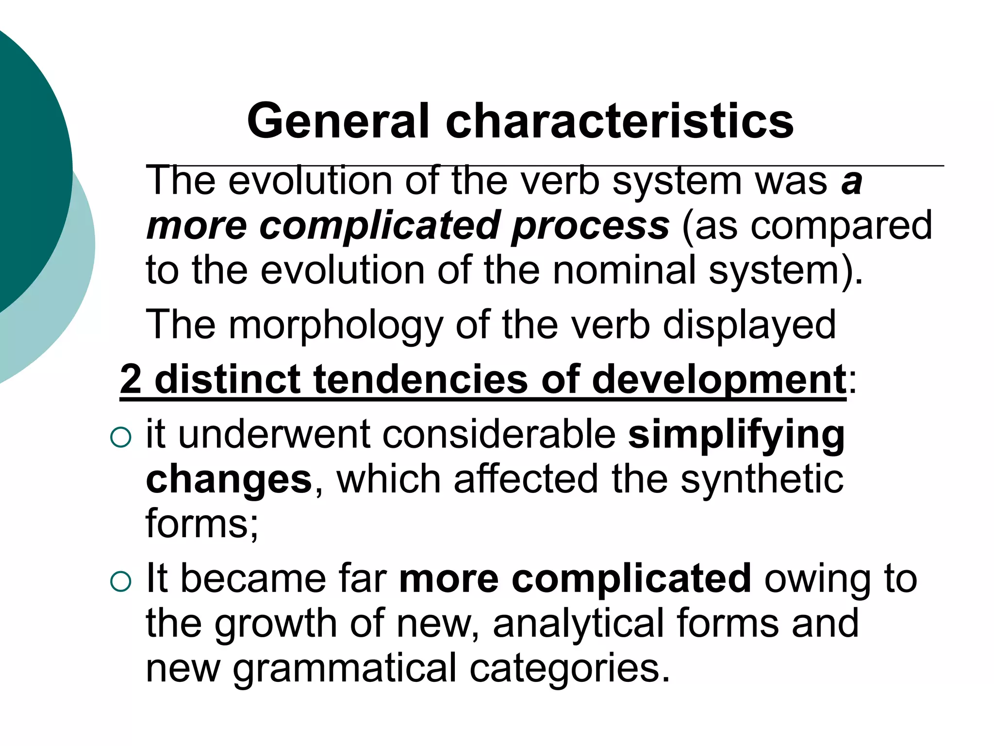 Changes in the verbal system in Middle English.ppt