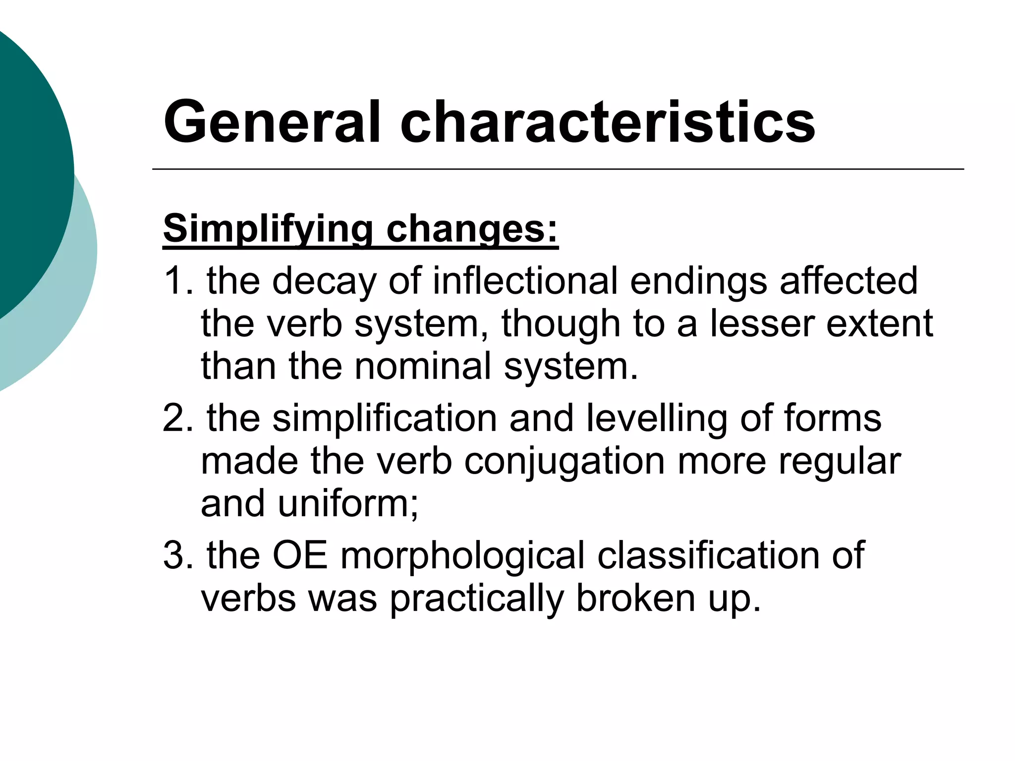 Changes in the verbal system in Middle English.ppt