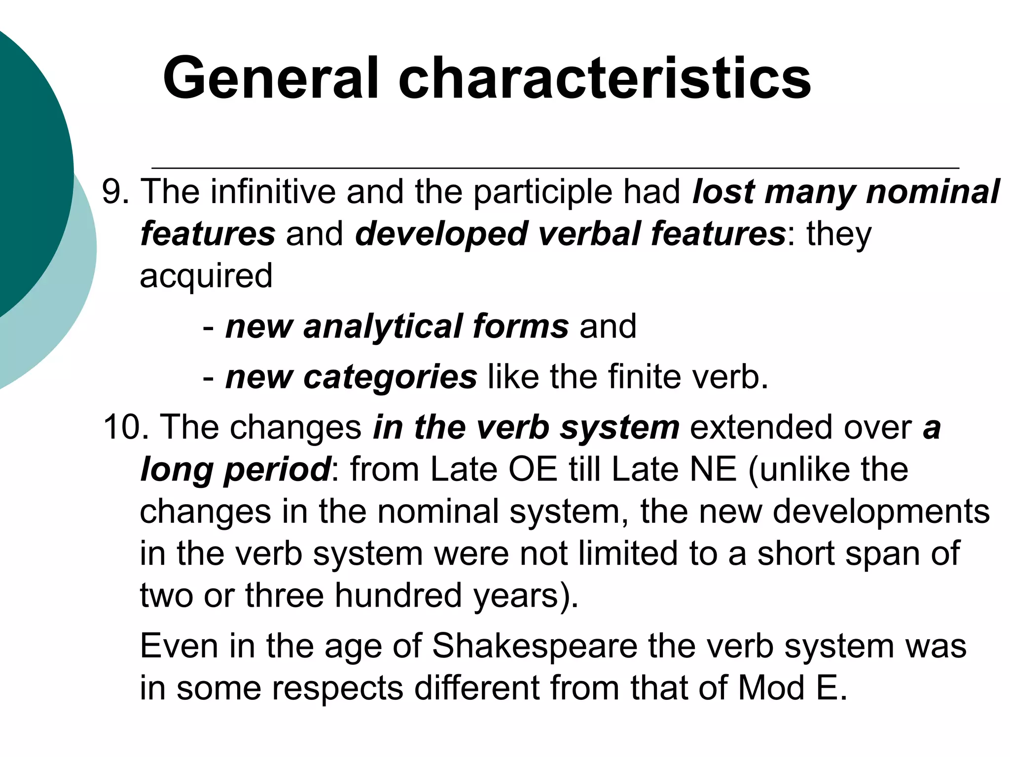 Changes in the verbal system in Middle English.ppt