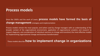Change Management Models in Context | PPTX