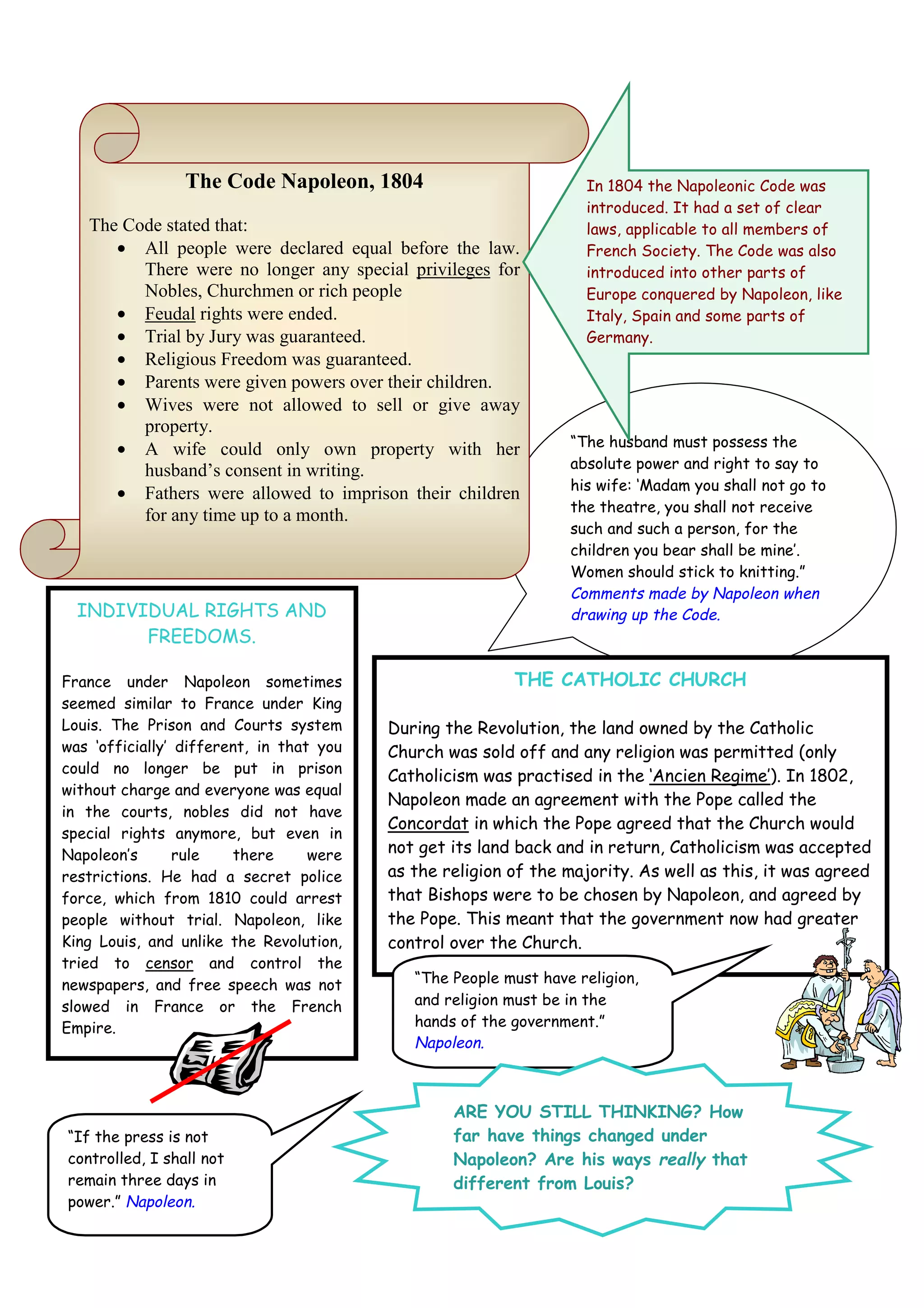 Changes napoleon did | PDF