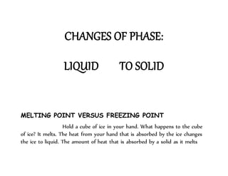 Changes of chemistry | PPT