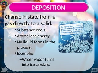 Changes of state in matter.pptx Grade 10 | PPTX