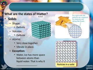 Changes of state in matter.pptx Grade 10 | PPTX