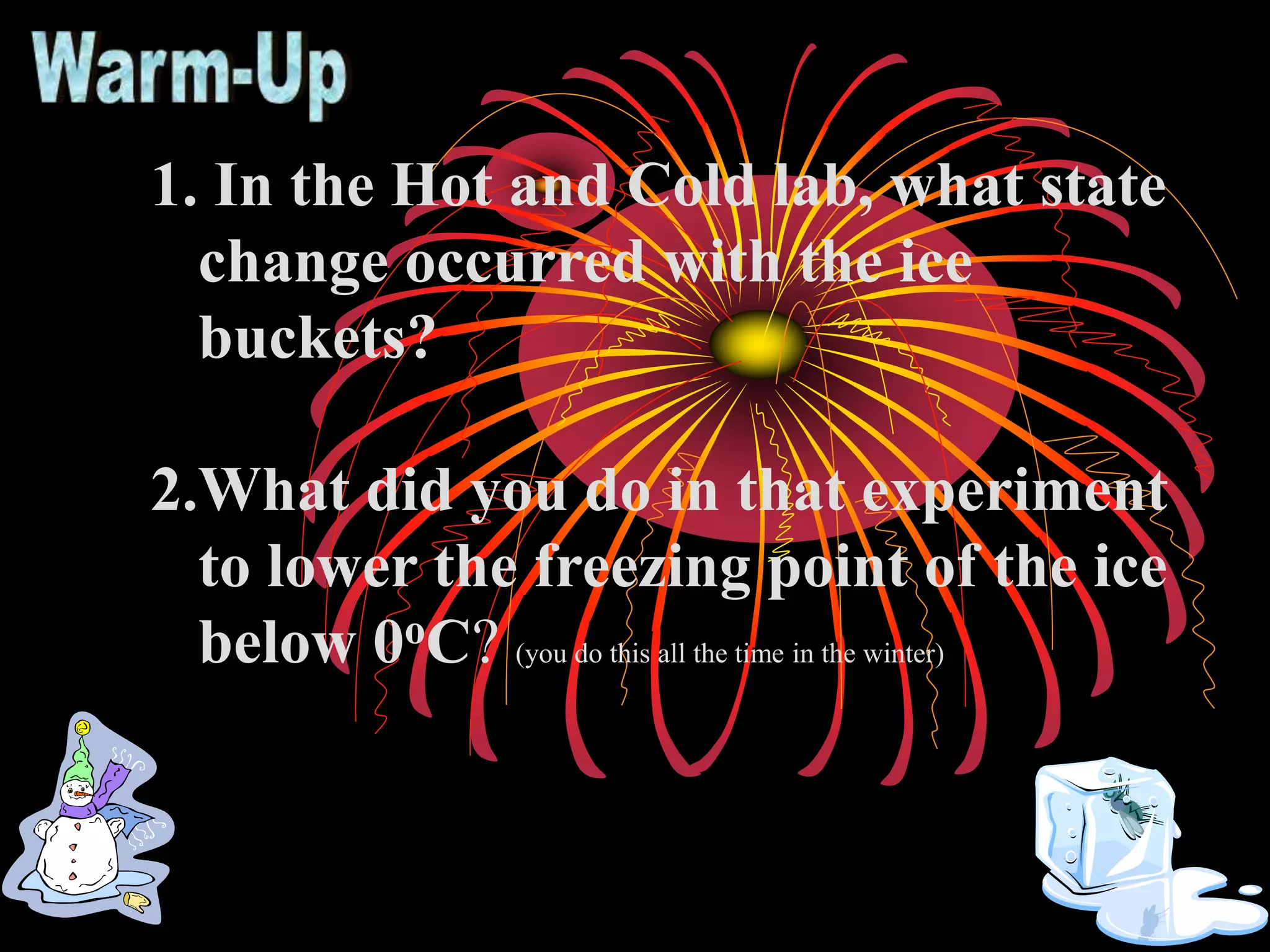 Changes of state notes | PPTX