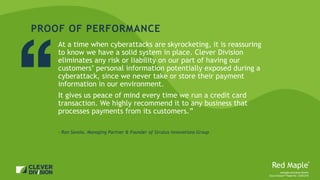 Clever Division: Redefining Business Strategies with Red Maple Solutions | PPTX