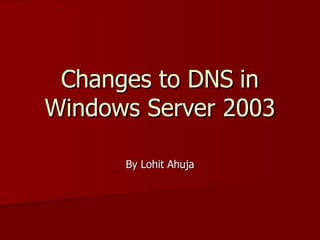 Configuring Dns | PPT