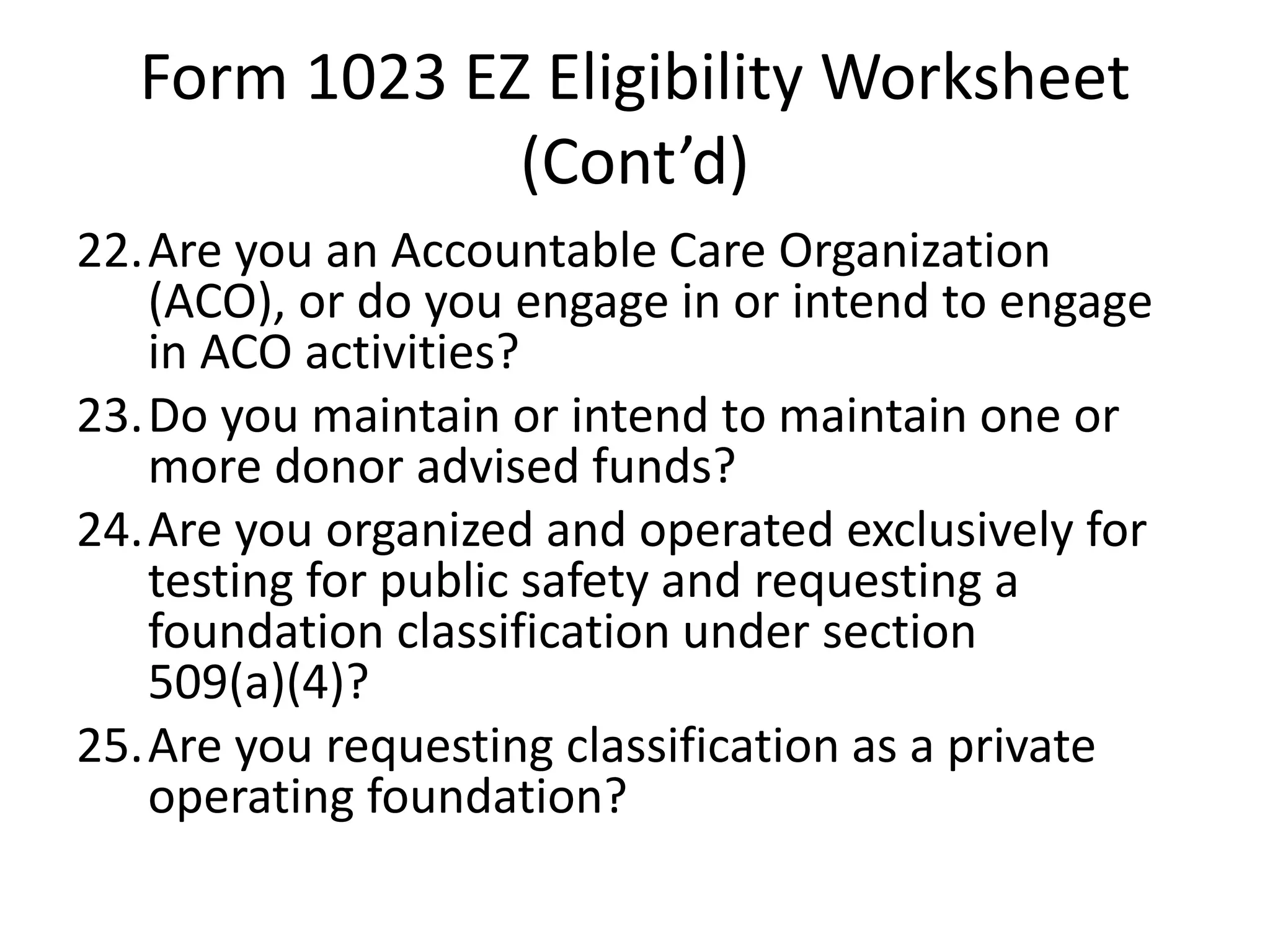 Changes to Federal Tax Exemption Process (jo) | PPT