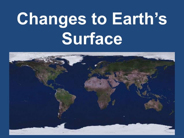 Changes to Surface of Earth Review constructiveanddestructiveforces ...