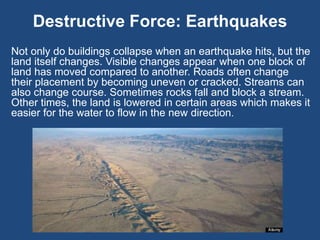 Changes to Surface of Earth Review constructiveanddestructiveforces ...