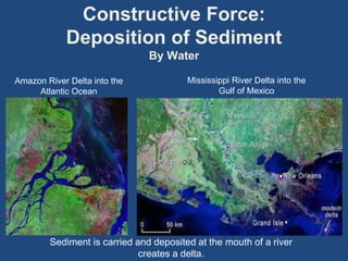 Changes to Surface of Earth Review constructiveanddestructiveforces ...
