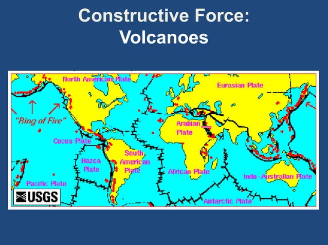 Changes to Surface of Earth Review constructiveanddestructiveforces ...