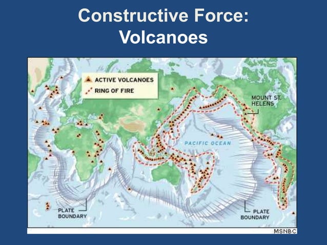 Changes to Surface of Earth Review constructiveanddestructiveforces ...