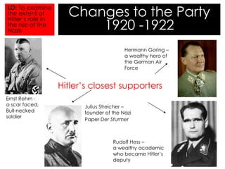 Changes to the Party 1920-1922 | PPT