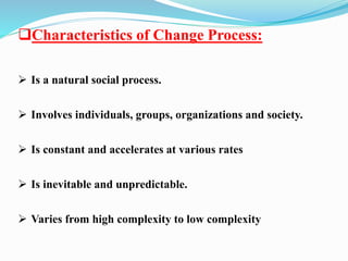 Change theories | PPTX