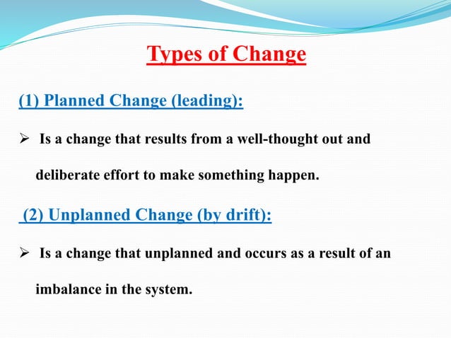 Change theories | PPT