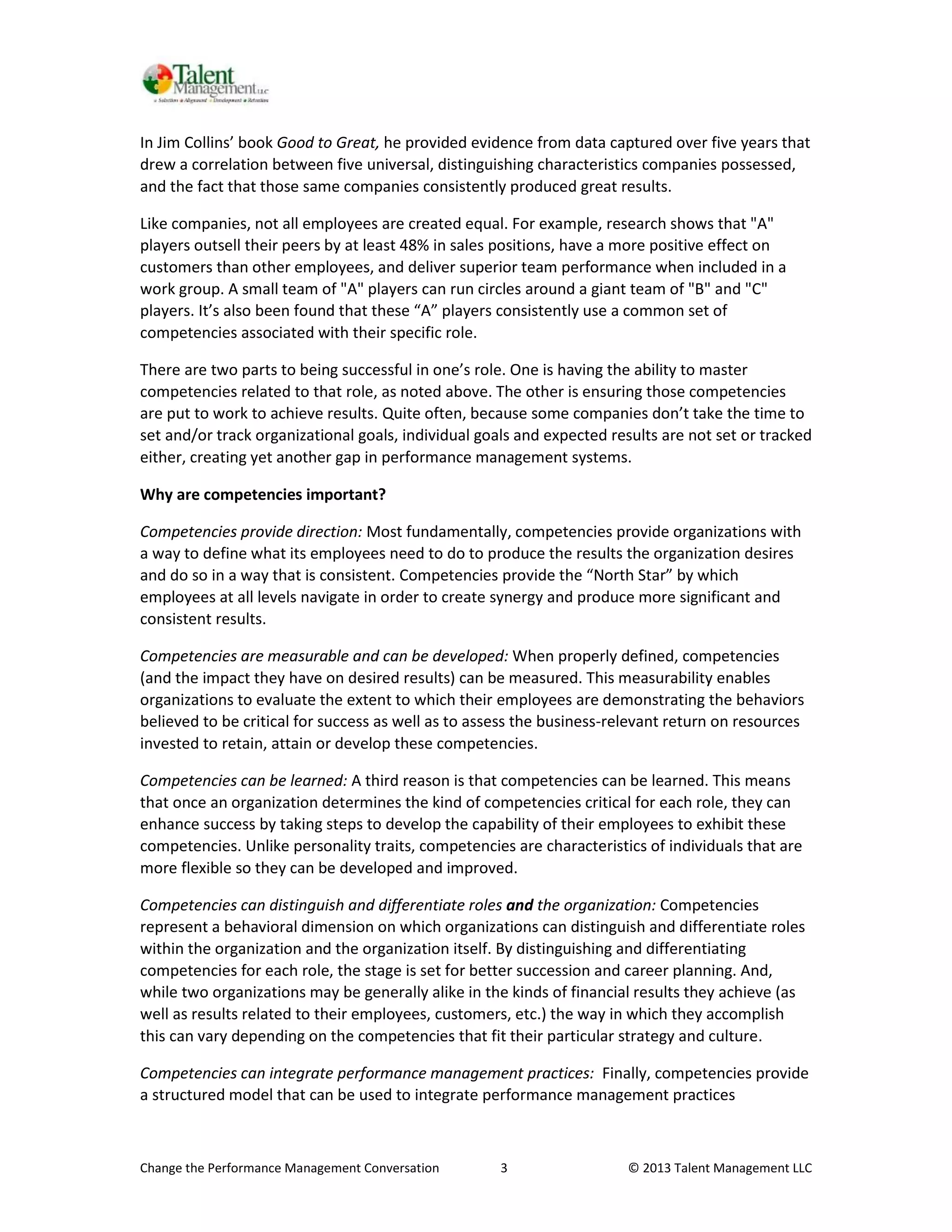 Change the performance management conversation | PDF