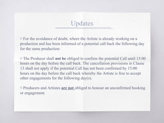 Changes to PACT/ FAA for Production | PDF | Business | Business and Finance