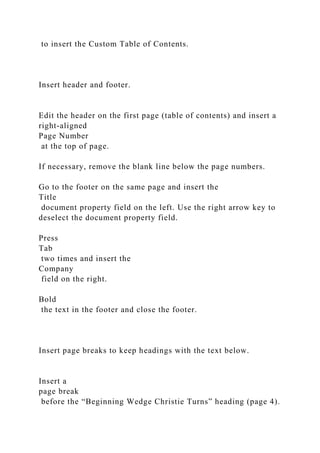 Change user name and initials. Open the Word Preference.docx | Desktop ...