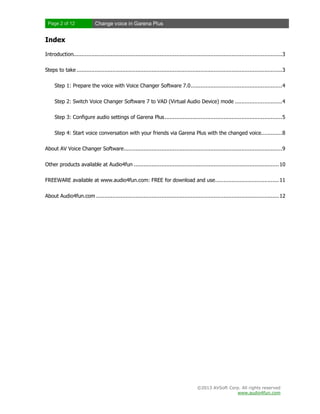 Change Voice In Garena Plus | PDF