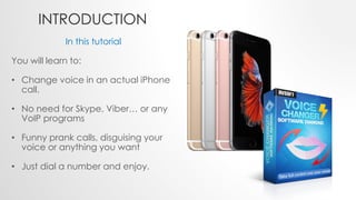 Change Voice in Real iphone Calls | PPT