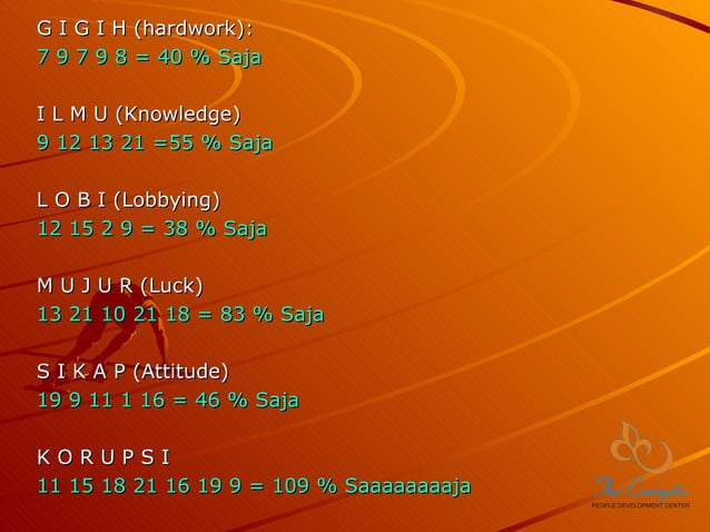 Change your attitude harry sutanto | PPT