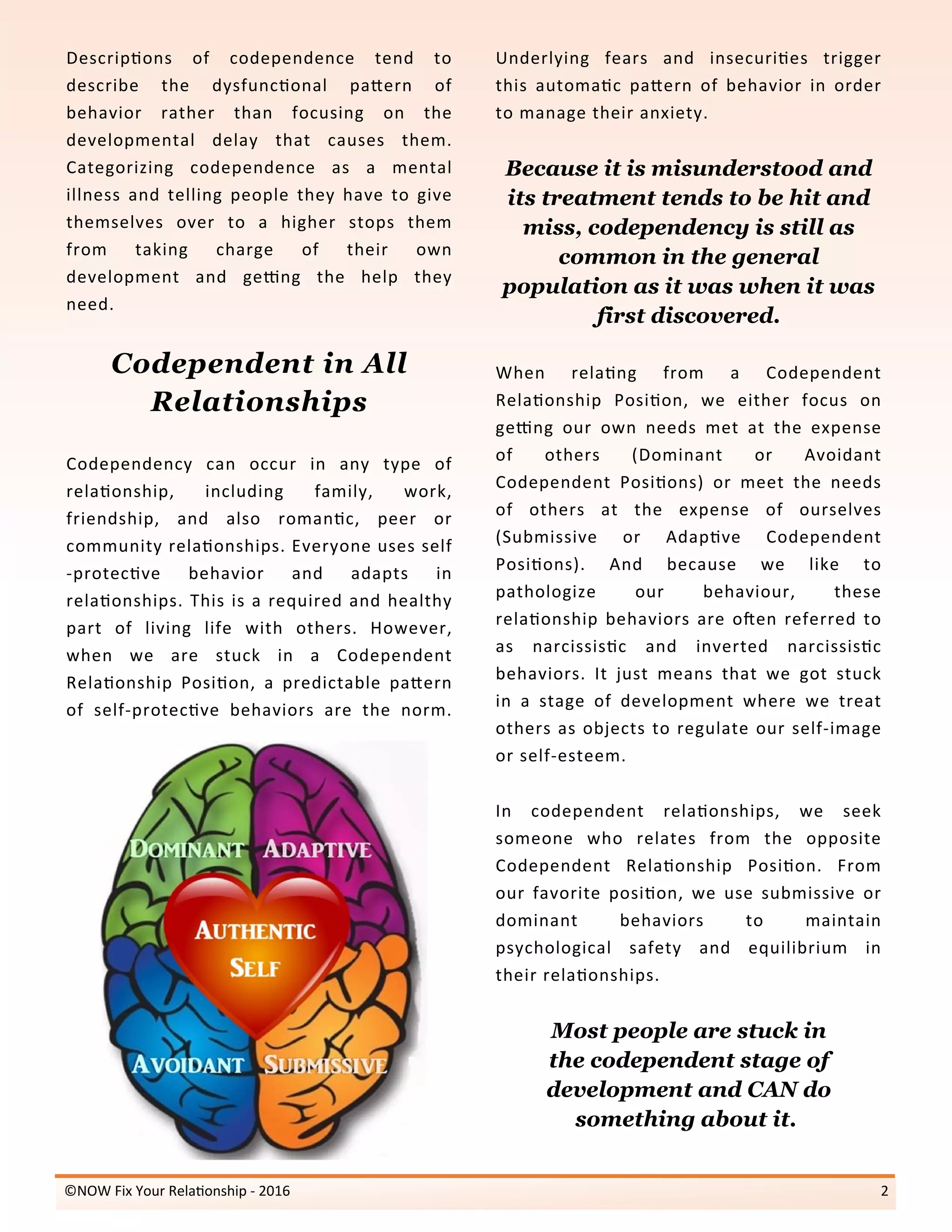 Change your Codependent Ways | PDF