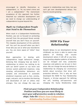 Change your Codependent Ways | PDF