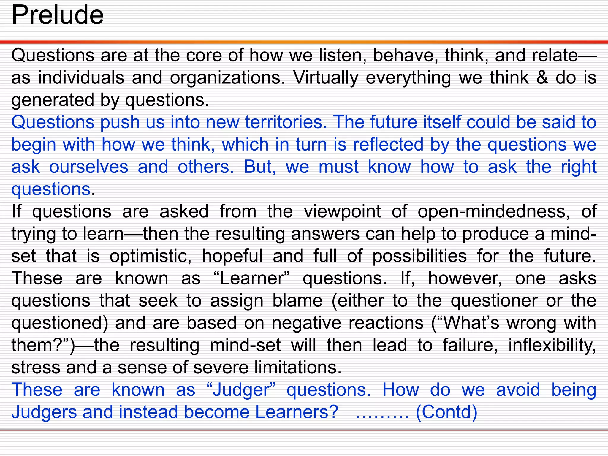 Change Your Questions Change Your Life | PDF