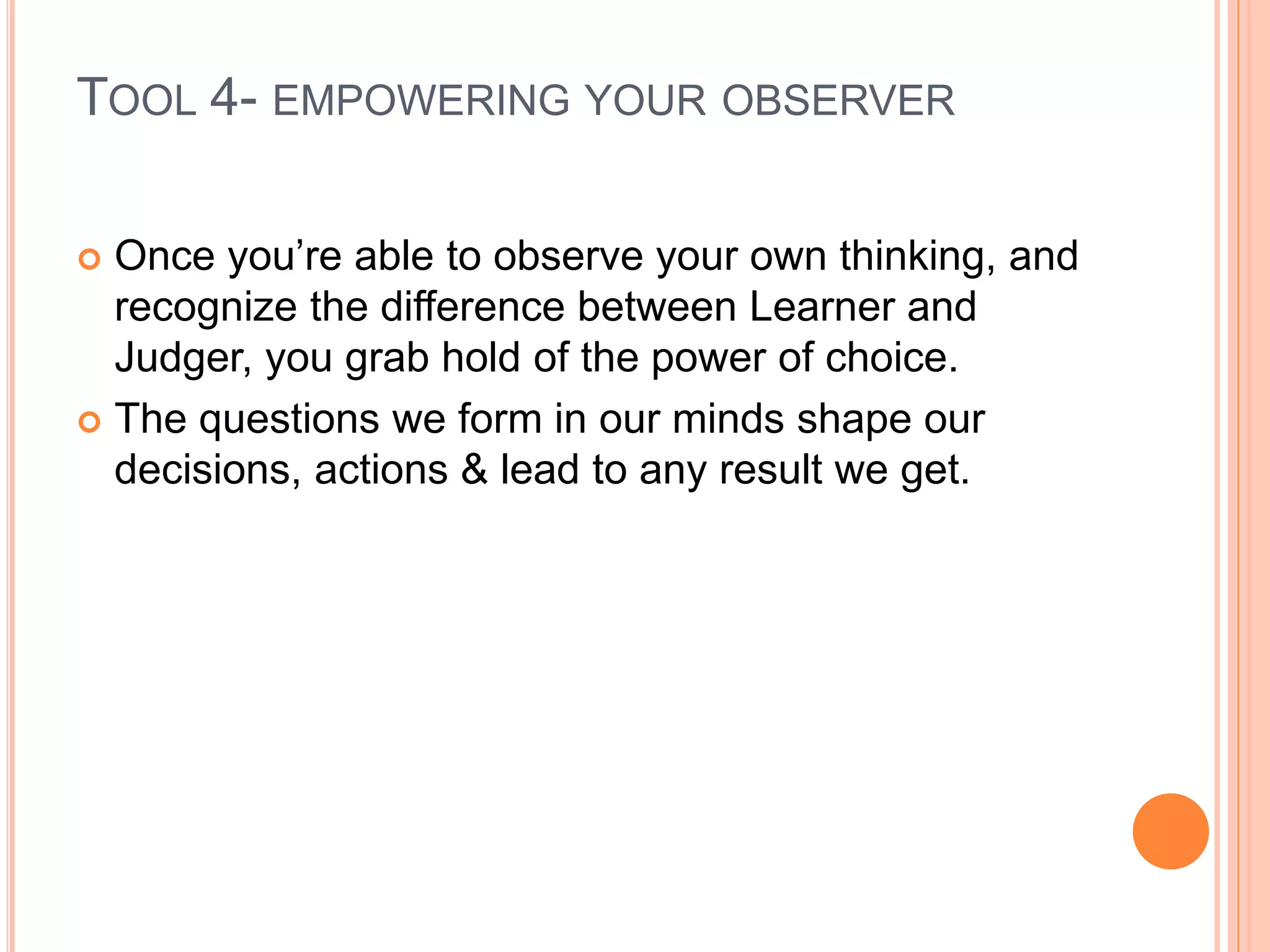 Change your questions change your life (Book Review) | PPTX