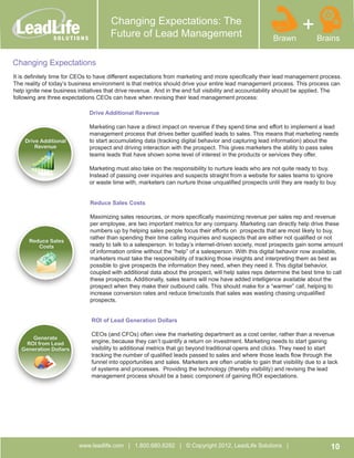 The Future of Lead Management | PDF | Sales | Business