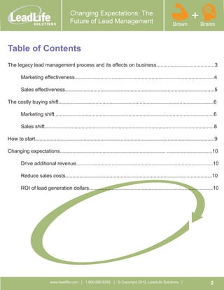 The Future of Lead Management | PDF | Sales | Business