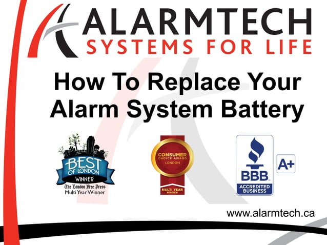 How To Replace Your Alarm System Battery | PPT