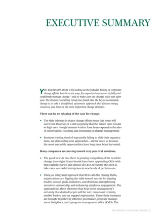 Changing Change Management | PDF