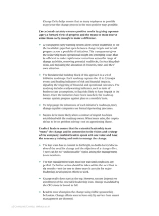 Changing Change Management | PDF