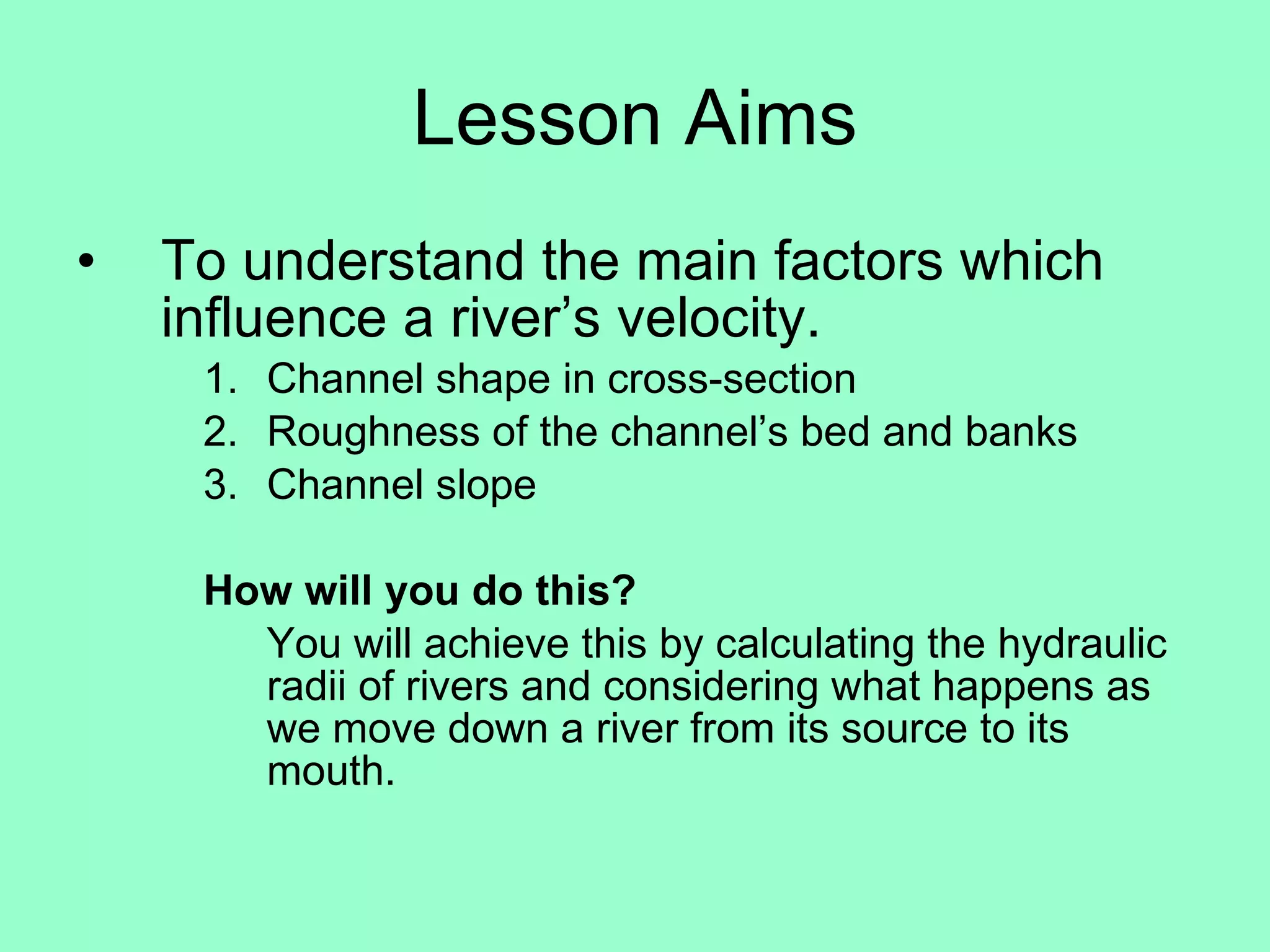 Changing Channel Characteristics | PPT