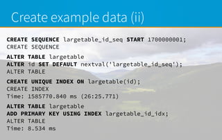 Changing your huge table's data types in production | PPT