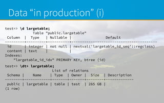 Changing your huge table's data types in production | PPT