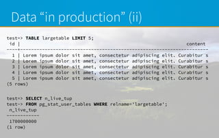Changing your huge table's data types in production | PPT