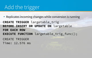 Changing your huge table's data types in production | PPT