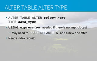 Changing your huge table's data types in production | PPT
