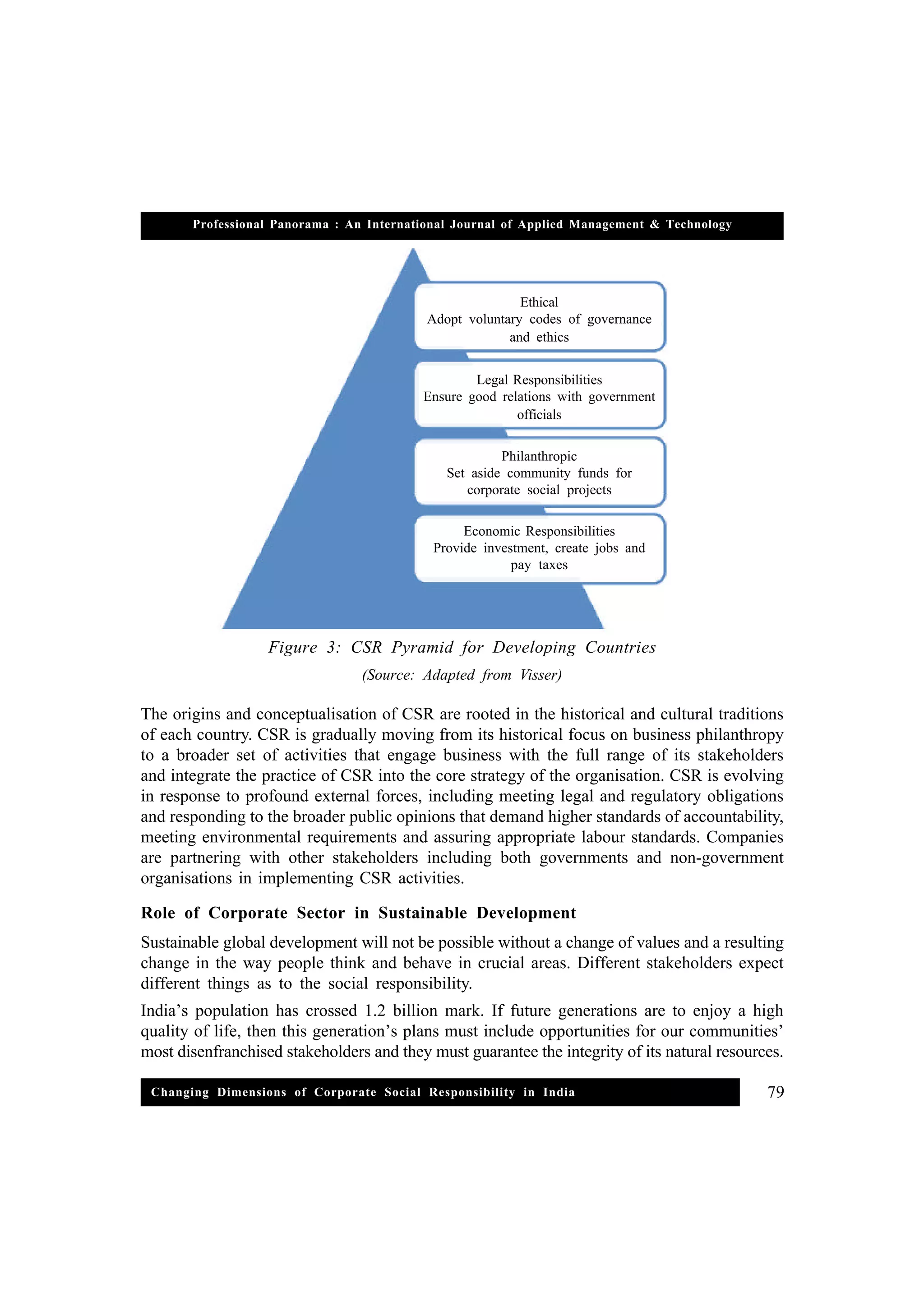 Changing dimensions of corporate social responsibility in india | PDF
