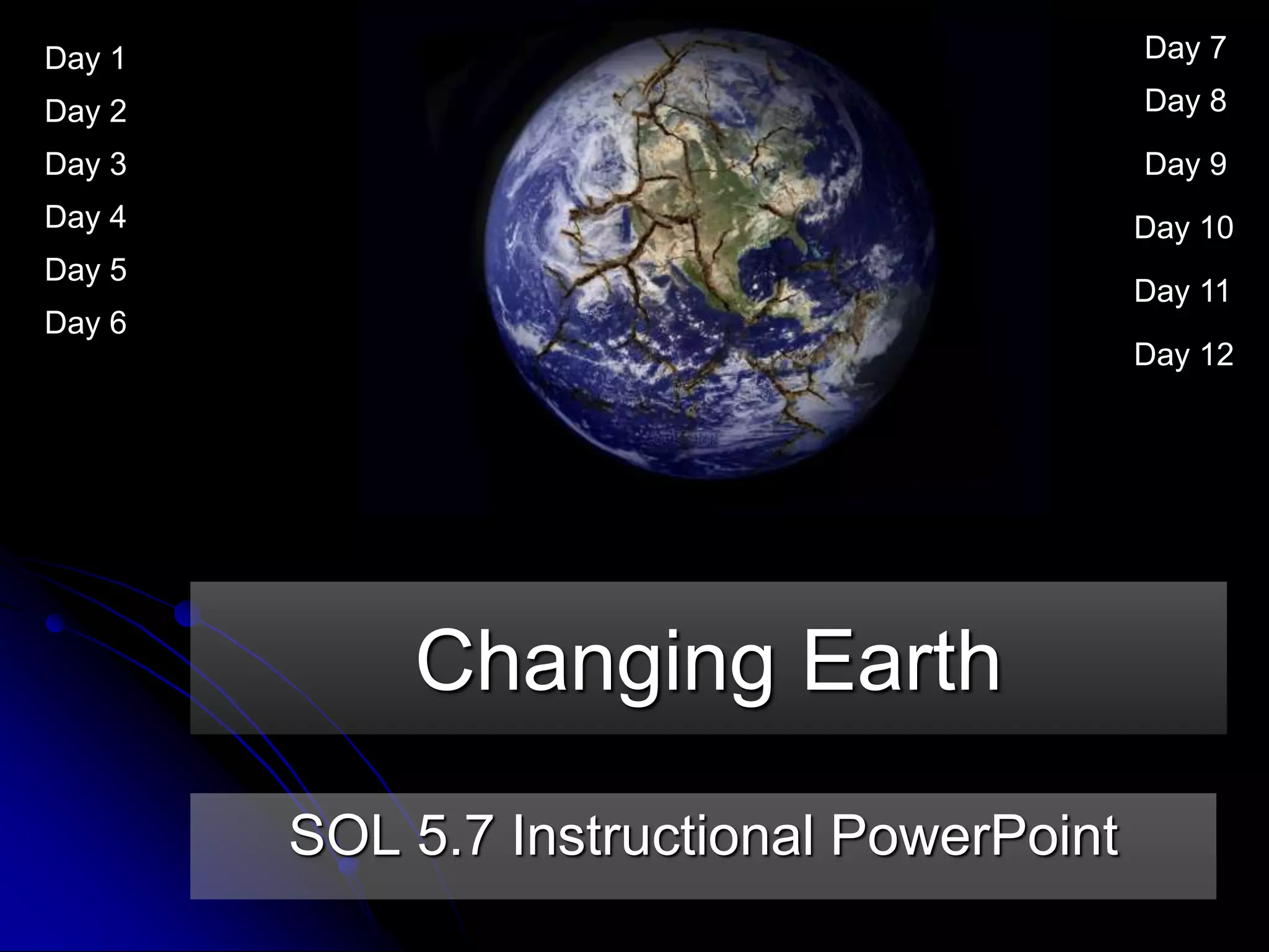 Changing earth | PPT