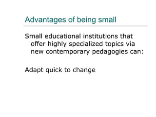 Changing our Educational Institutions | PPT
