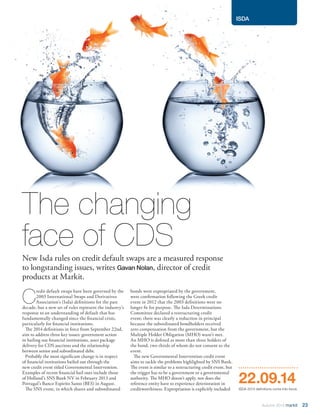 New rules set to shake up CDS market | PDF