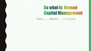 Changing face of Human Resource | PPT