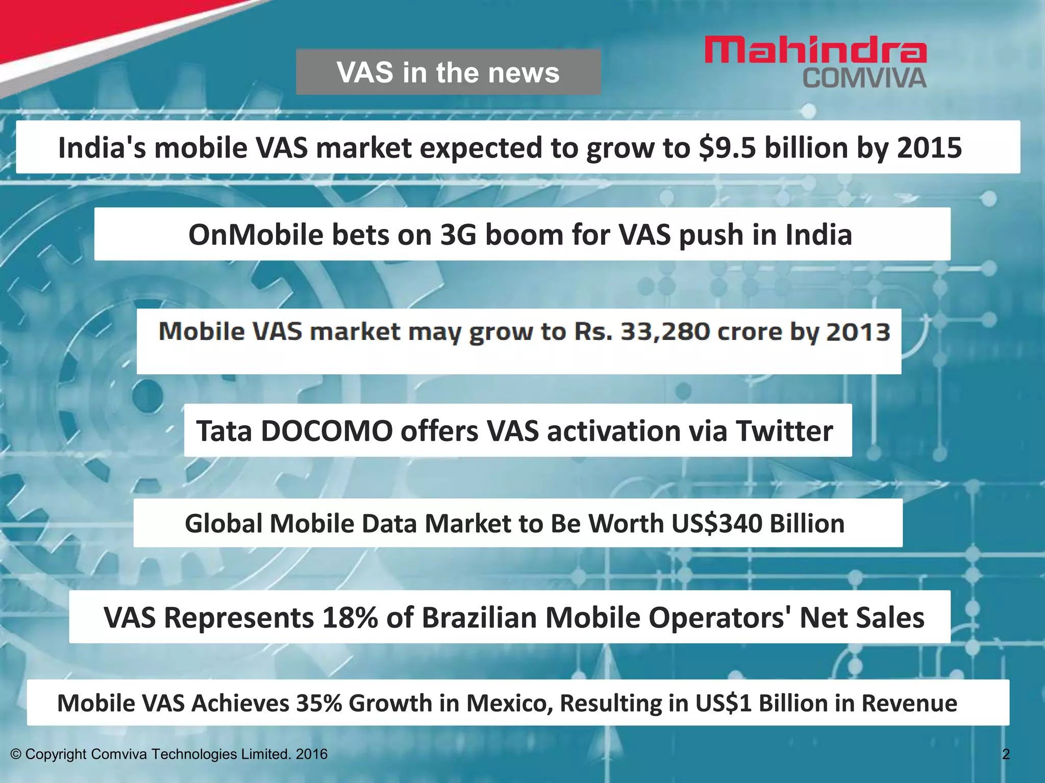 Changing Telecom trends with VAS- Value Added Services | PPTX