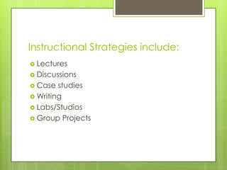 Changing instructional strategy | PPT