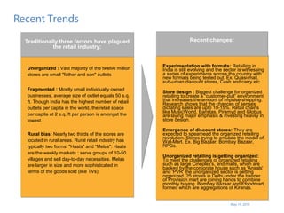 Changing landscape of indian retail | PPT
